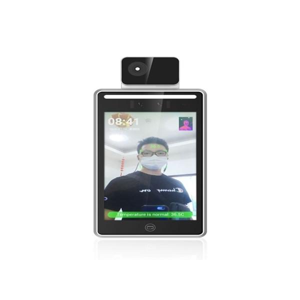 Quality Biometric Face Recognition Temperature Measurement Terminal RoHS / FCC Certified for sale