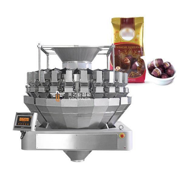 Quality Automatic Mixed Chocolate Packaging Filling Machine With Capping And Labeling Line Nut Snack Packaging Machine for sale