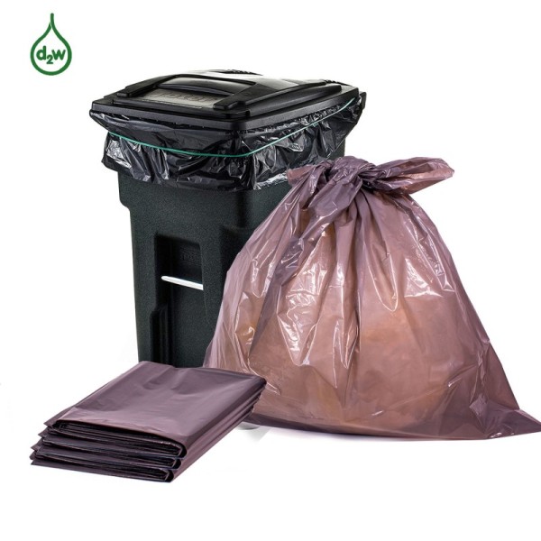 Quality Leak Proof Recycled Disposable Trash Bag ODM Capacity Rectangular for sale