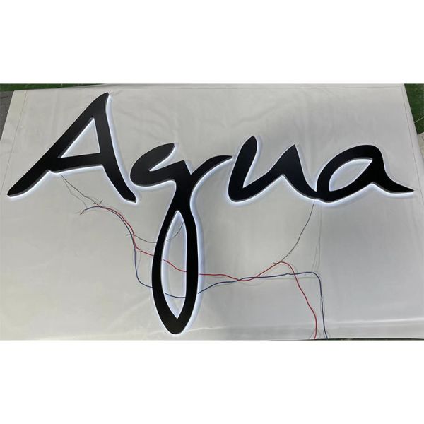 Quality Luminous Characters Acrylic Advertising Sign Luminous Characters Advertising Board Metal Backlight Characters for sale