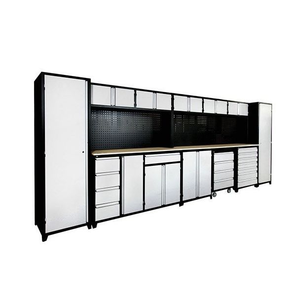 Quality Stainless Steel Handles Heavy Duty Workshop Cabinet for Steel Tool Chest Storage for sale