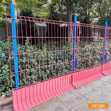 Quality Galvanized And Pvc Coated 6/5/6 Double Wire Fence Horizontal for sale