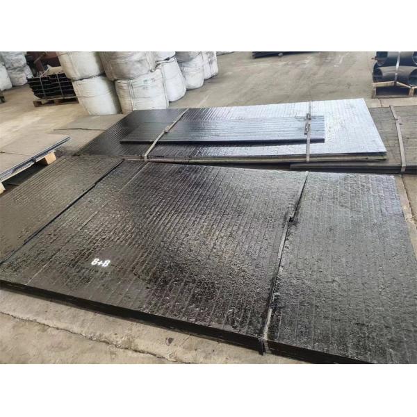 Quality 6+4 Hardfacing Wear Plates Chrome Carbide Overlay For Buckets Protection for sale