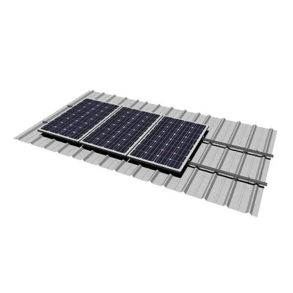 Quality PV Solar Panel Mounting Rail Aluminum Alloy Anodized Silver Color for sale