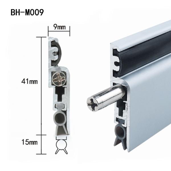 Quality Dustproof Auto Door Bottom Seal Screw Fixed Surface Mounted Weatherstrips for sale