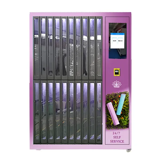 Quality Smart Yoga Mat Rental Vending Machine Automated Locker Sports Vending Machine for Gyms, Studios & Wellness Centers for sale
