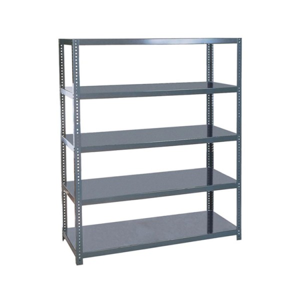 Quality 5-Layer Steel Stacking Shelves Bracket Slotted Angle Racks for Easy Warehouse for sale