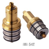 Quality 57%Pb Ceramic Tap Thermostatic Mixing Valve Nickel Plated for sale