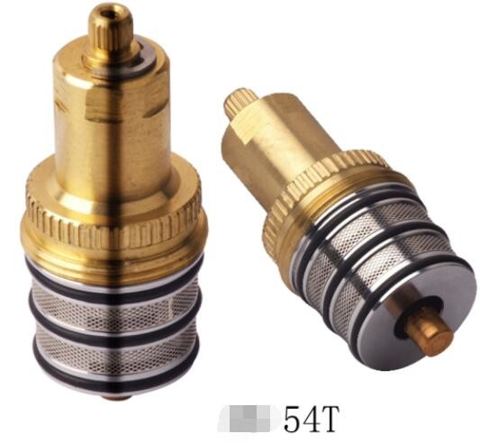 Quality 57%Pb Ceramic Tap Thermostatic Mixing Valve Nickel Plated for sale