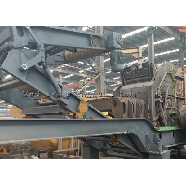 Quality 4.5m Height 47T Impact Crusher Plant Mobile Crushing Station for sale