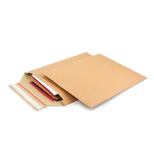 Quality Accepted Printing Brown Kraft Board Rigid Mailer for Customized Branded for sale