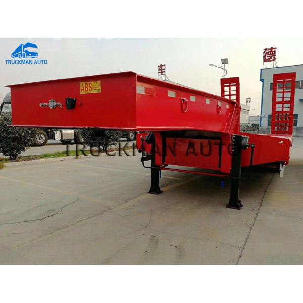 Quality Customizec 70 Tons Low Bed Container Trailer Used For Transport Excavator for sale