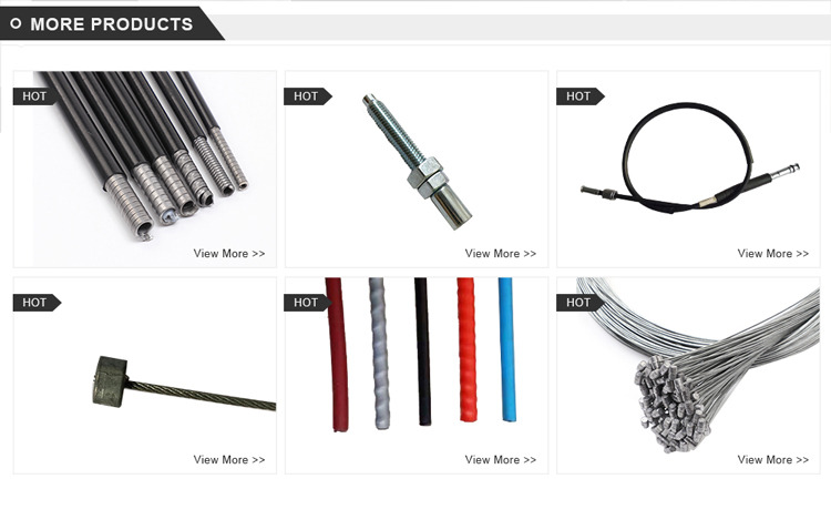 High Quality 7mm Motorcycle Black Conduit Low Price 7mm Machine Gray 9mm 1p Outer Casing Cable Material