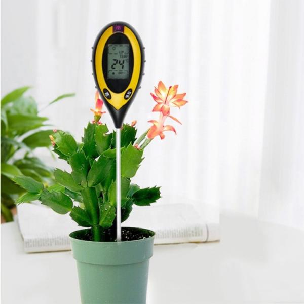 Quality Soil Light Test Range 0-2000 PH Meter Moisture Tester for Potted Plants Gardens 4 in 1 for sale