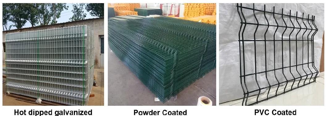 curved mesh fence