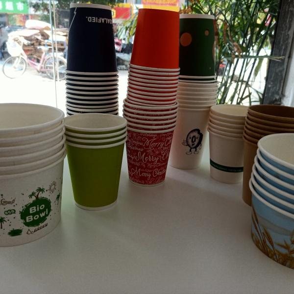 Quality Animal Design Customized Cold Cup Without PE Coated E-Friendly Disposable Paper for sale