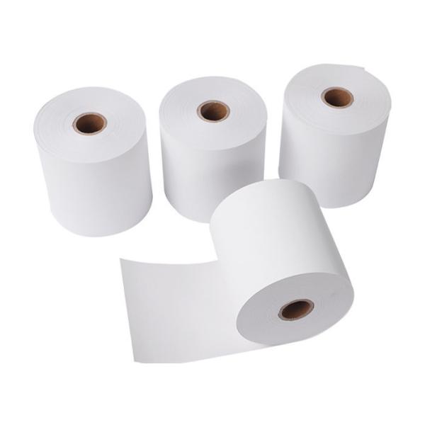 Quality 80gsm 80mmx70mm 75g 80mm Cashier Printer​ Printed Thermal Paper Rolls for sale