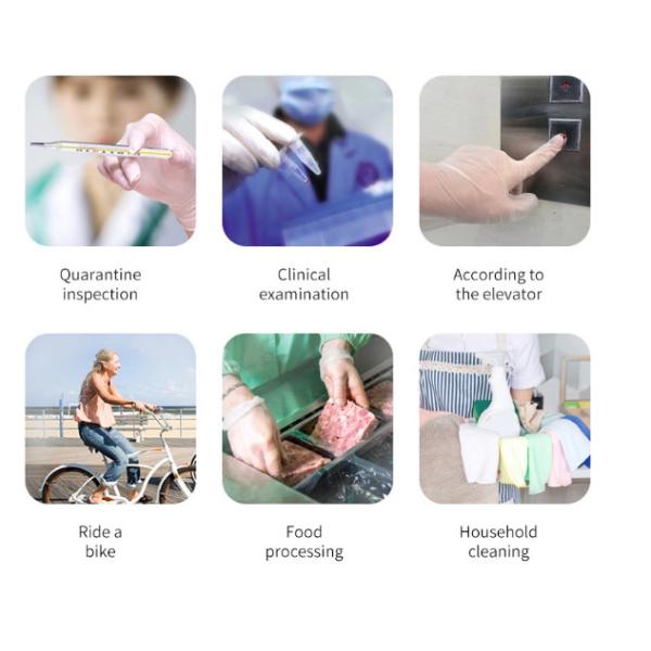 Quality Powder Free Latex Free Disposable Vinyl Gloves for sale