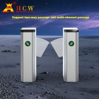 Quality Facial Recognition Wing Gate for Commuter Access in Enterprise Factories for sale