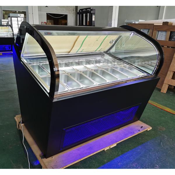 Quality 16 Pans Ice Cream Display Freezer for sale