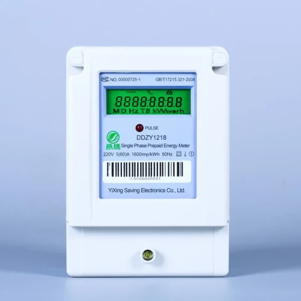 Quality 5A Current GPRS/GSM Communication LCD Display Smart Prepaid Energy Meter for sale