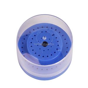Quality Round Manual Dental Orthodontic Accessory Bur Block Holder Organizer Box for sale