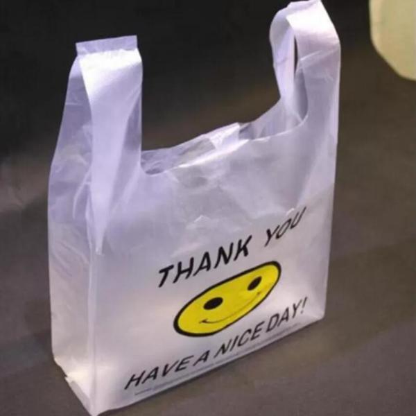 Quality PLA Biodegradable 200 Micron Water Soluble Shopping Bags for sale