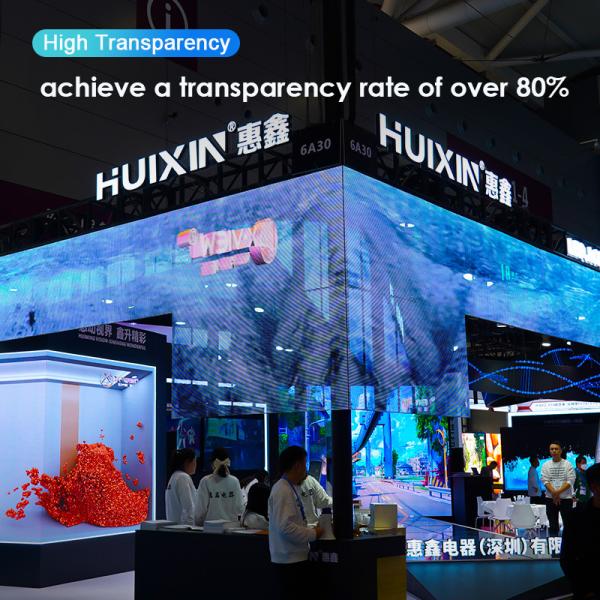 Quality 400nit-3500nit LED Transparent Display P3.91-P7.81 Wall LED Screen for sale