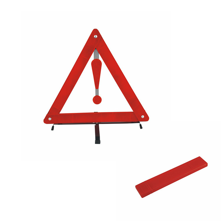 Quality Easily Assemble Red Dot Reflective Roadside Car Emergency Warning Triangle for for sale