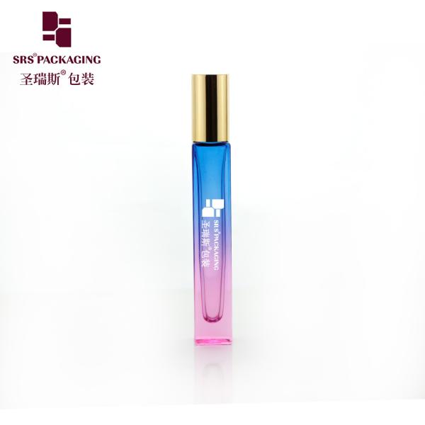 Quality GB2-10ml Square Glass Ball Roll On Bottle for sale