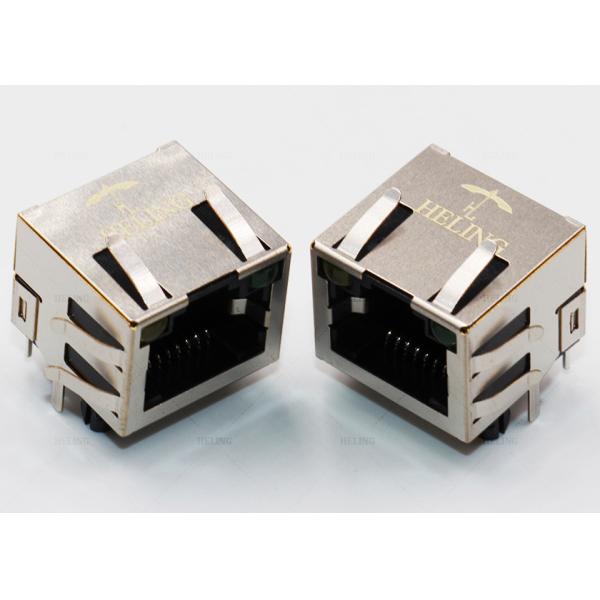 Quality PBT Housing Female RJ45 Modular Connector For PCB for sale