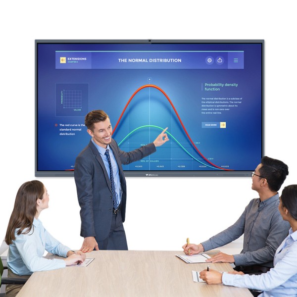 Quality IR LCD Intelligent Interactive Flat Panel 100 Inch Wireless Finger Touch for sale