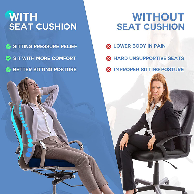 Quality Cushion Hot Ergonomic Design U Shape Memory Foam Seat Cushion with Cooling Gel for sale