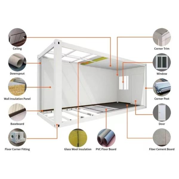 Quality Quick Assembly and Budget-friendly MGO Board Container House with Easy for sale