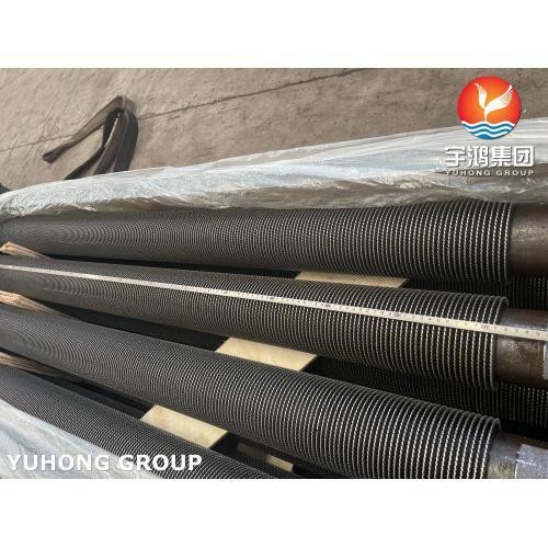 Quality Welding Fin Tube, Serrated Type, Base Tube ASTM A355 GR P9, Fin Material 11Cr, Fired Heater Application for sale