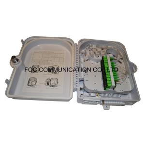 Quality Fiber Splitter Termination Box 24 Core Fiber Optic Patch Panel With 1x16 PLC for sale