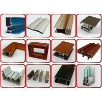 Quality Powder Coated Surface Aluminium Door Profiles With 1.2mm Thickness 6 Meters for sale