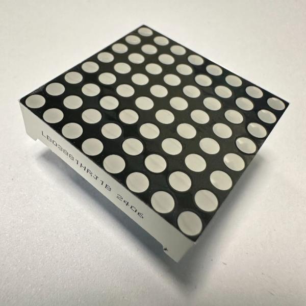 Quality Common Anode Stabler Performance 3mm 8x8 Dot Matrix LED Display Bi-Colour Red for sale