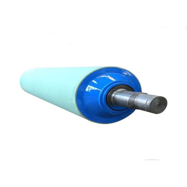 Quality Rubber Coated Artificial Stone Roll 1600mm Diameter For Paper Mill for sale