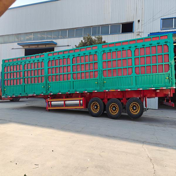 Quality 3 Axle Air Suspension Livestock Fence Semi Trailer with One Years After-sales Service for sale