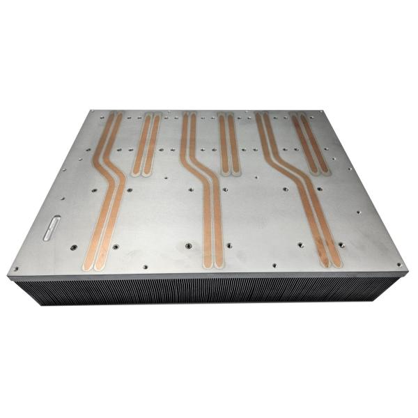 Quality Skiving Fin Process Multiple Heat Pipe Heatsink For Industrial Devices Cooling for sale