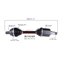 Quality ME10524ER CV Axle Assembly Heavy Duty Clamp TPEE Boot Cold Forging Grinding for sale