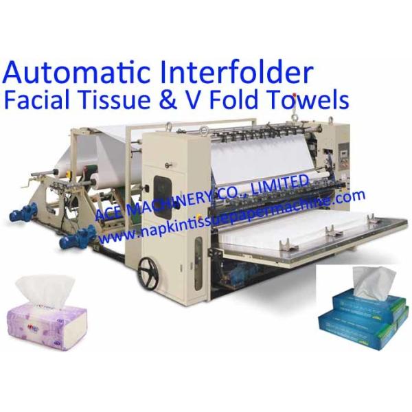Quality Facial Tissue Converting Machine With Fully Automatic Tissue Paper Packing for sale