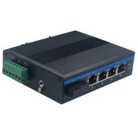 Quality 10/100Mbps 5 Port Industrial Network Switch Hub SC Connector Auto MDI/MDIX for sale