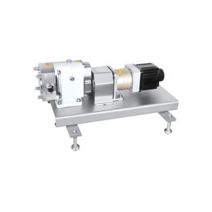 Quality TUL-23 High Purity lobe rotary pump with servo motor for transfer chocolate with for sale