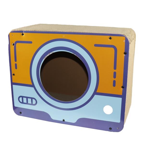 Quality Cute Cat Scratcher Toy Cardboard Box Scratching Playing Relaxing 44x22x34CM for sale