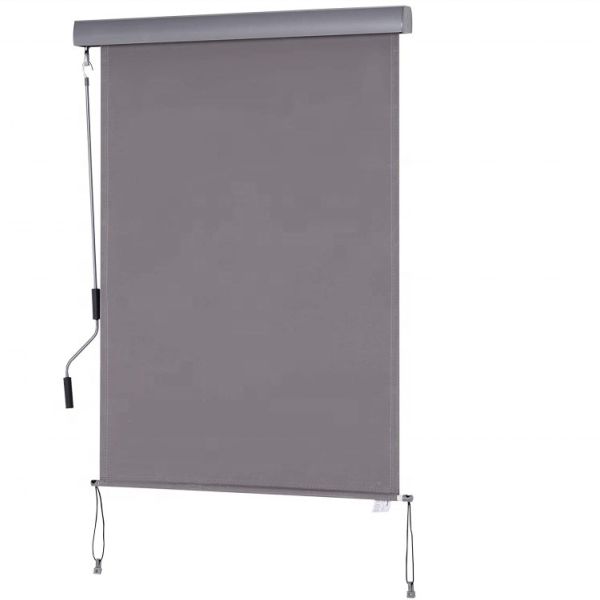 Quality 1.6m*2.5m Polyester Sail Material Retractable Waterproof Sun Shade Drop Vertical Awning for sale