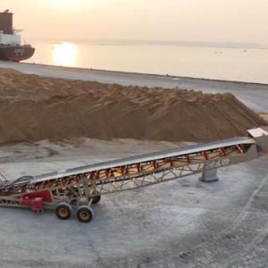 Quality Track Mounted Ship Loader Conveyor for Bulk Cargo Port Loading Applications for sale