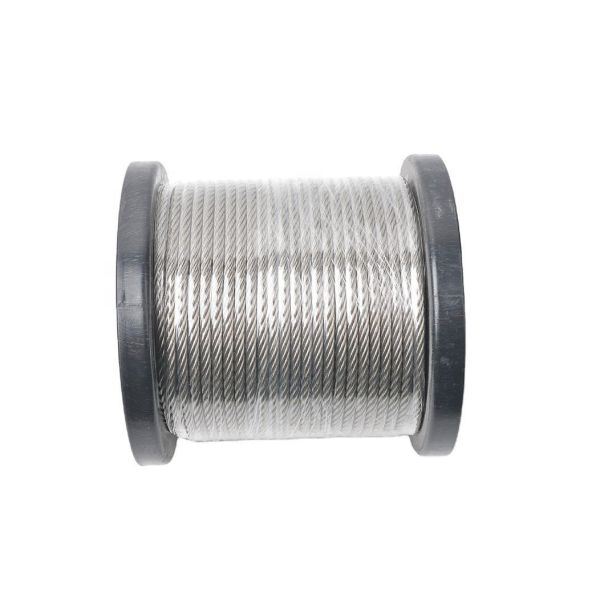 Quality Stainless Steel 316 Marine Wire Rope 7 X 19 3mm(1/8 Inch) Rigging Cable for sale