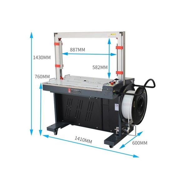Quality Streamline Your Food Packaging Process Automatic Carton Case Sealing Strapping for sale